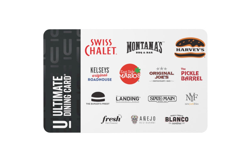 Cartes-cadeaux Ultimate Dining Card pour entreprises et récompenses