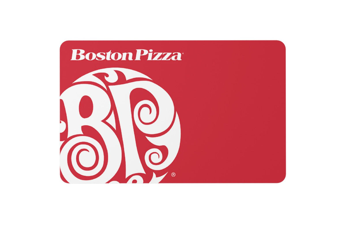 Cartes-cadeaux Boston Pizza pour entreprises et récompenses